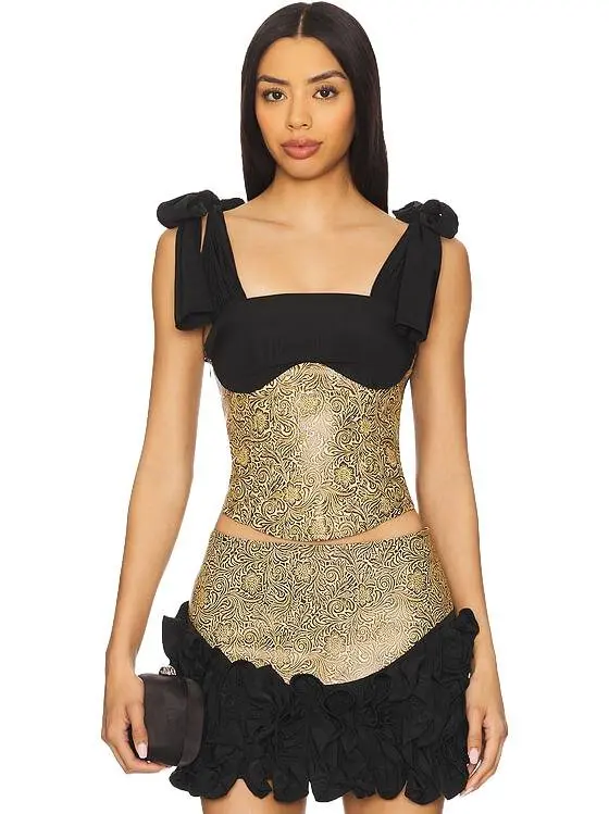 KIM SHUI Marcela Combo Top - Black