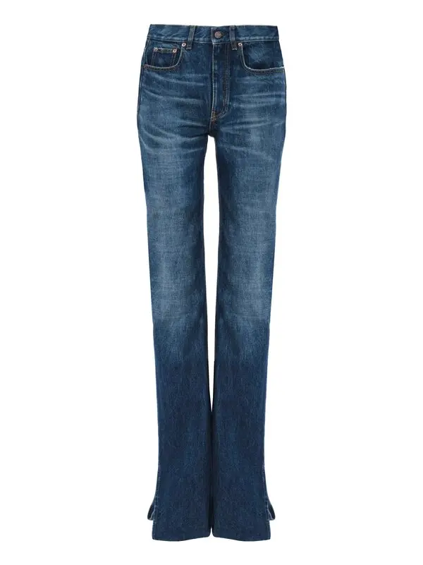 Chloé High-rise Straight-leg Jeans - Medium Wash