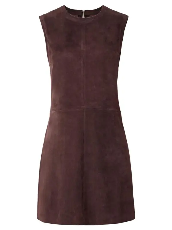 Stouls Miuccia Paneled Mini Dress - Brown