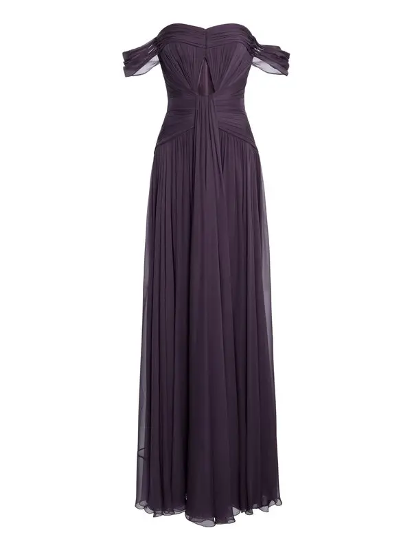 Zuhair Murad Off-the-shoulder Dress - Purple