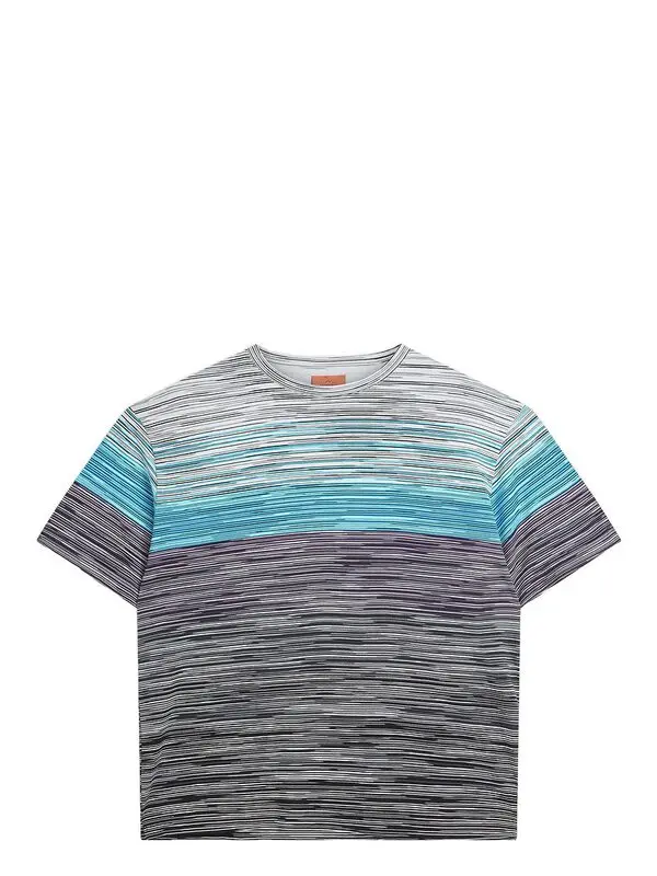 Missoni Spacedyed Cottonjersey Tshirt - Dark Gray