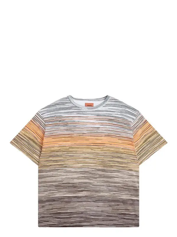 Missoni Spacedyed Cottonjersey Tshirt - Orange