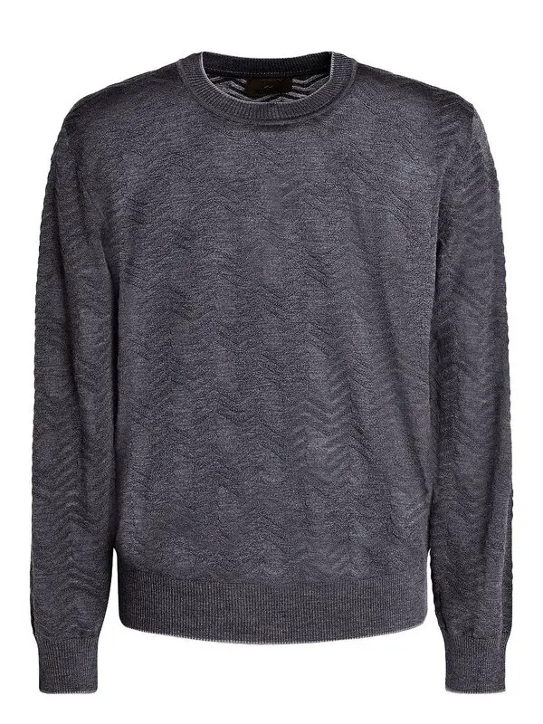 Missoni Wool-blend Sweater - Anthracite