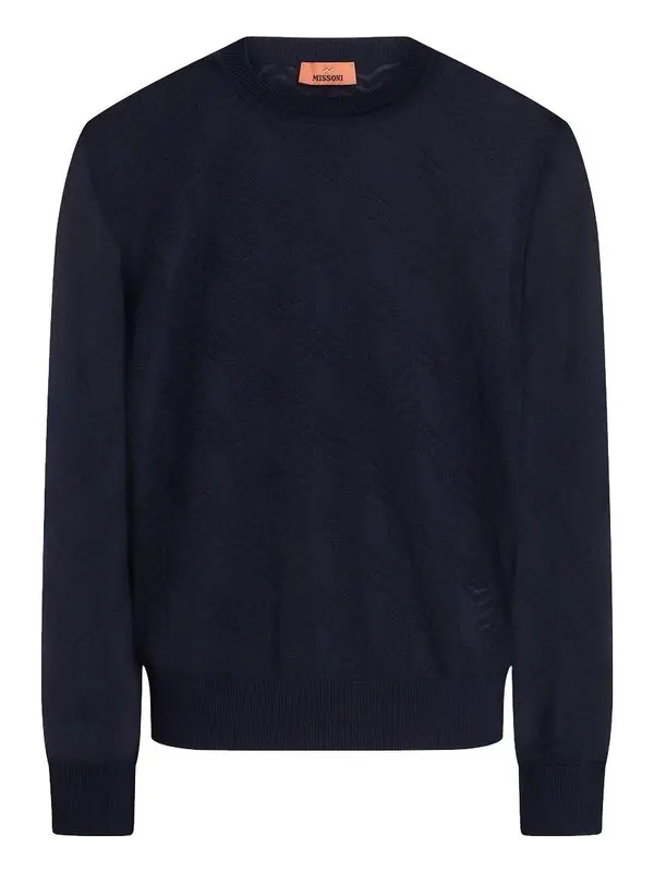 Missoni Wool-blend Sweater - Navy