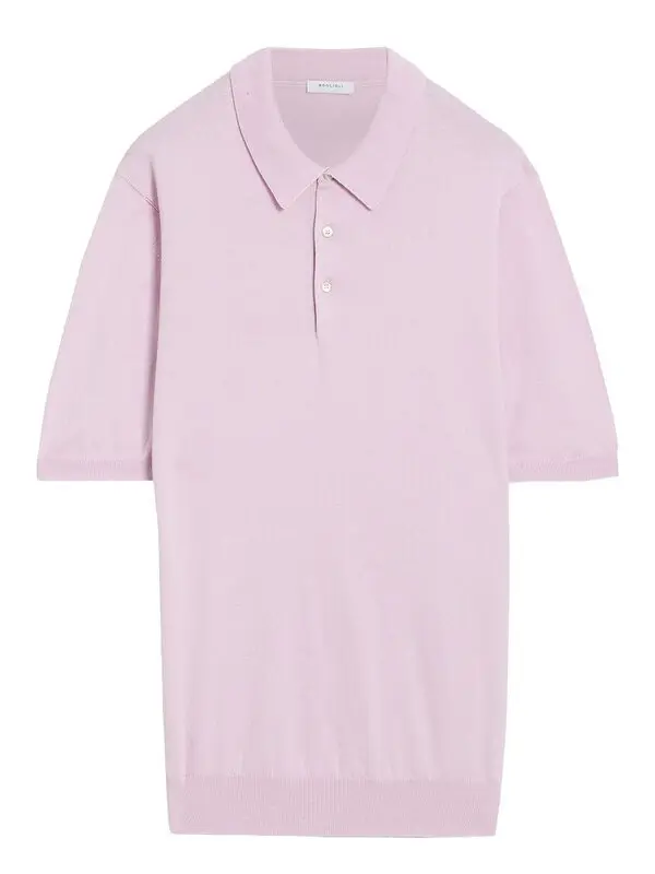 Boglioli Cotton Polo Shirt - Lilac
