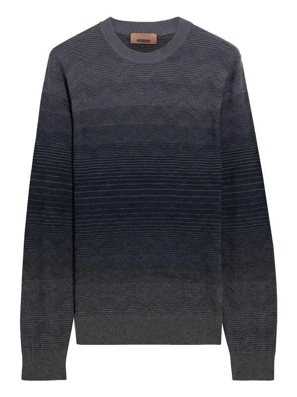 Missoni Spacedyed Cotton Sweater - Dark Gray