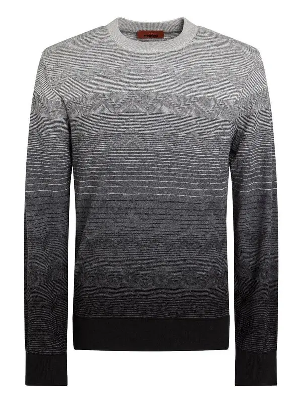 Missoni Spacedyed Cotton Sweater - Gray