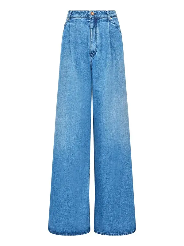 Gabriela Hearst Brenn Wide-leg Denim Jeans - Medium Wash