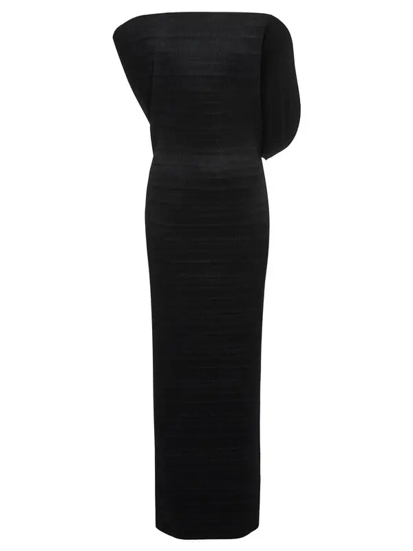 Magda Butrym Draped Maxi Dress - Black