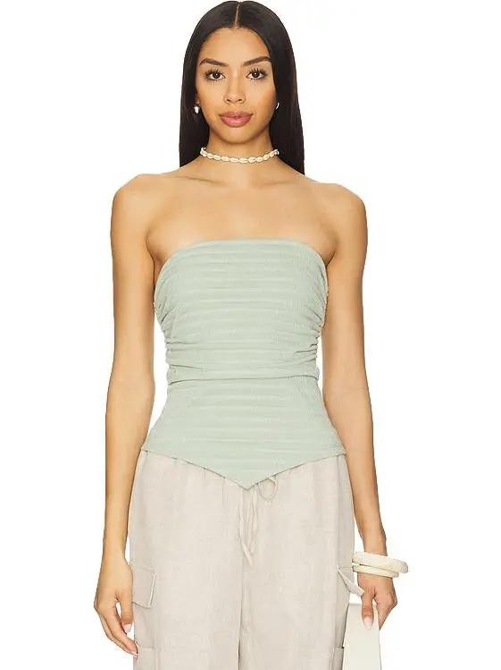 Lna Donna Tube Top - Sage
