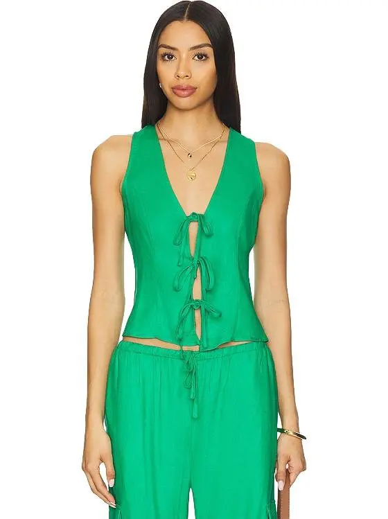 Beach Riot Arlowe Vest - Mediterranean Mint