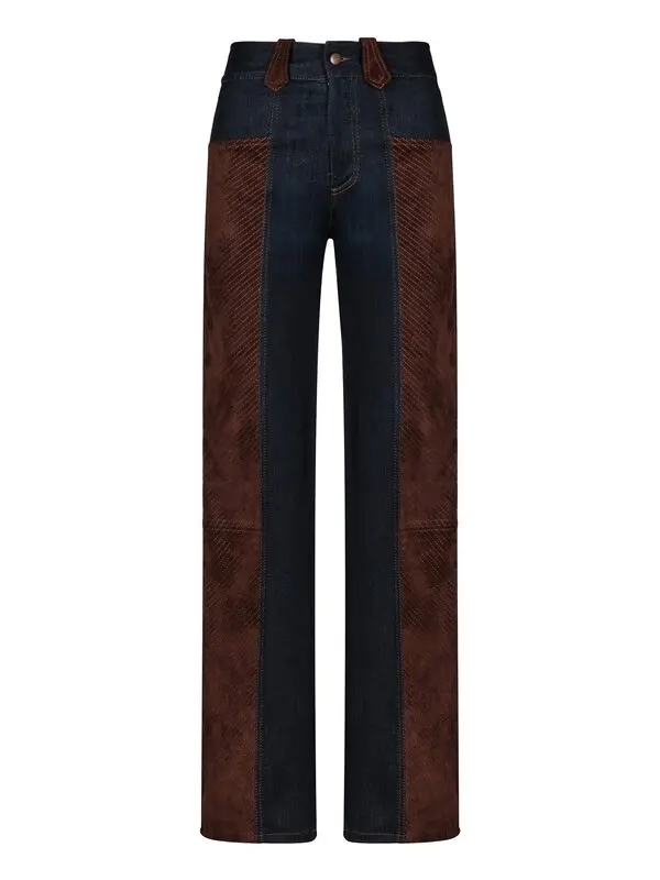 Johanna Ortiz Frontier Femme Pants - Navy