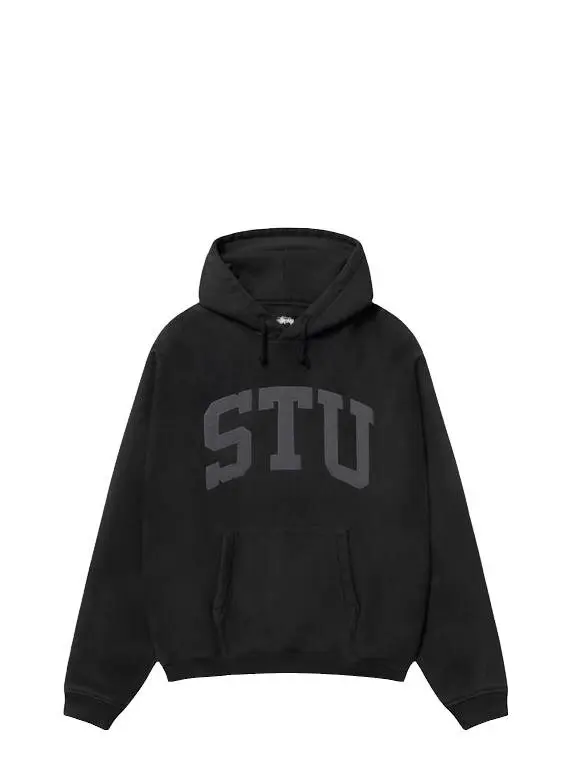 StÜssy Stu Relaxed Hoodie - Black