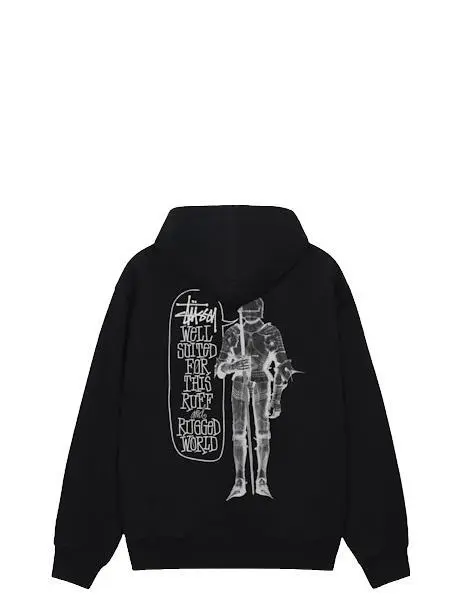 StÜssy Well Suited Zip Hoodie - Black