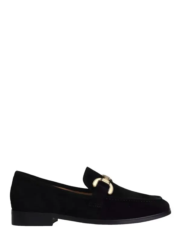 BIBI LOU Vela Suede Loafers - Black