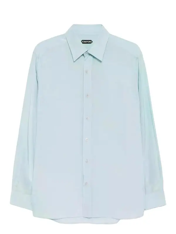 TOM FORD Silk Shirt - Blue