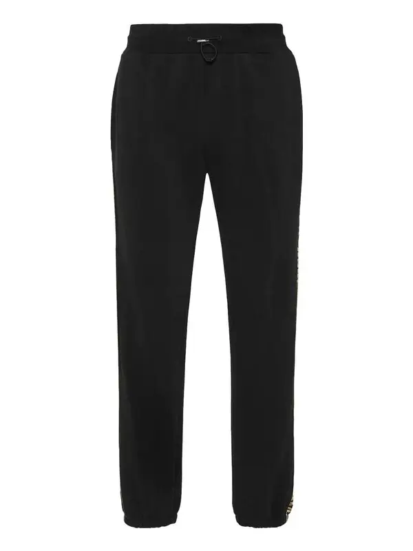 PLEIN SPORT Laminated Track Pants - Black