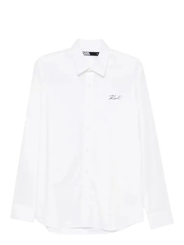 Karl Lagerfeld Logo-print Shirt - White
