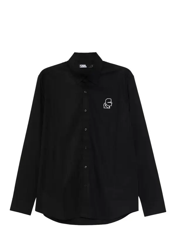 Karl Lagerfeld Ikonik Karl Shirt - Black