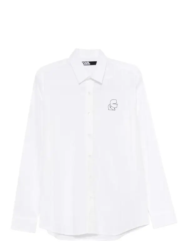 Karl Lagerfeld Ikonik Karl Shirt - White