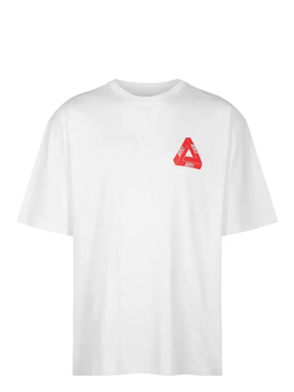 PALACE Seoul 2 Seoul Tri-ferg /black/grey Mar T-shirt - White