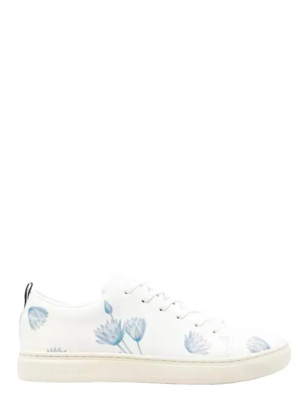 Paul Smith Floral-print Sneakers - White