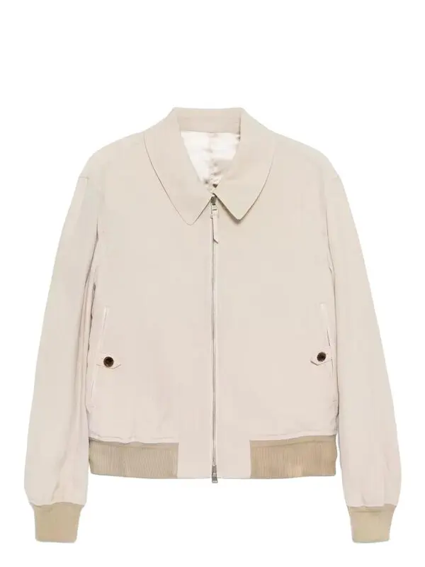 TOM FORD Zip-up Jacket - Neutrals