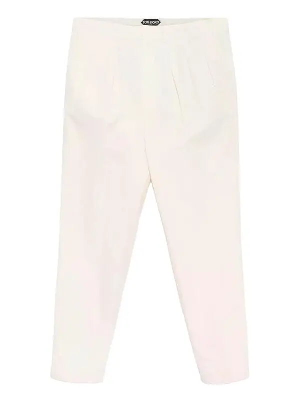 TOM FORD Poplin Chinos - Neutrals