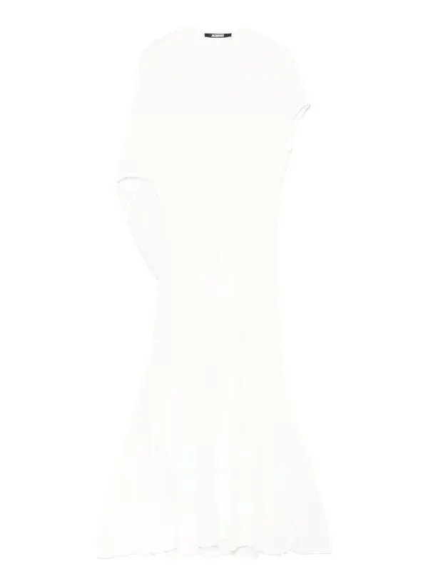 Jacquemus La Salerno Midi Dress - White