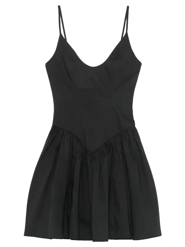 Staud Dena Mini Dress - Black