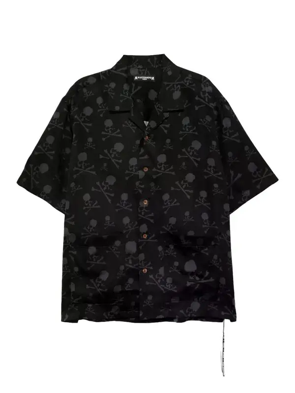 MASTERMIND WORLD All-over Graphic Print Shirt - Black