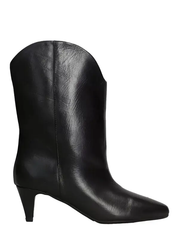 GISEL MOIRE Enea Ankle Boots - Black