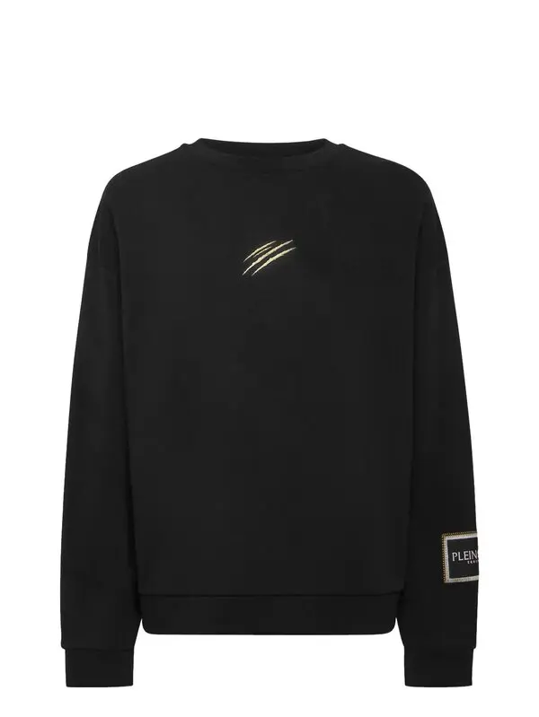 PLEIN SPORT Label Sweatshirt - Black