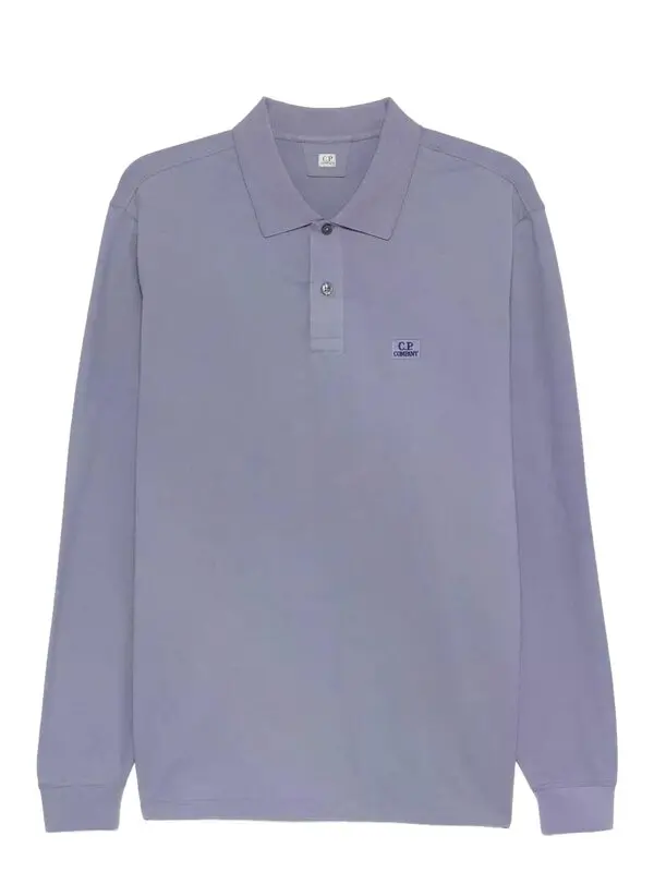C.P. COMPANY Piquet Polo Shirt - Purple
