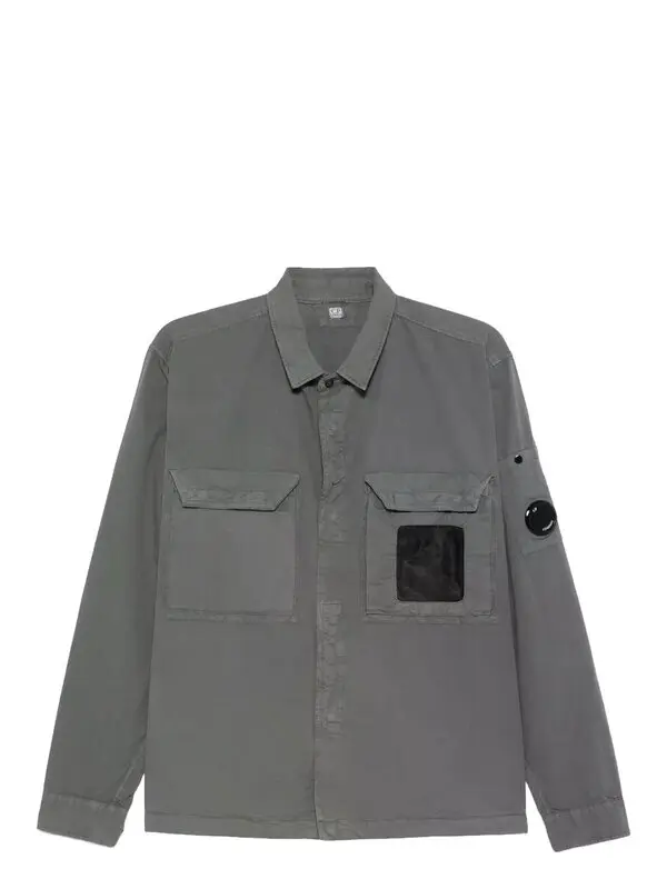 C.P. COMPANY Lens-detail Overshirt - Grey