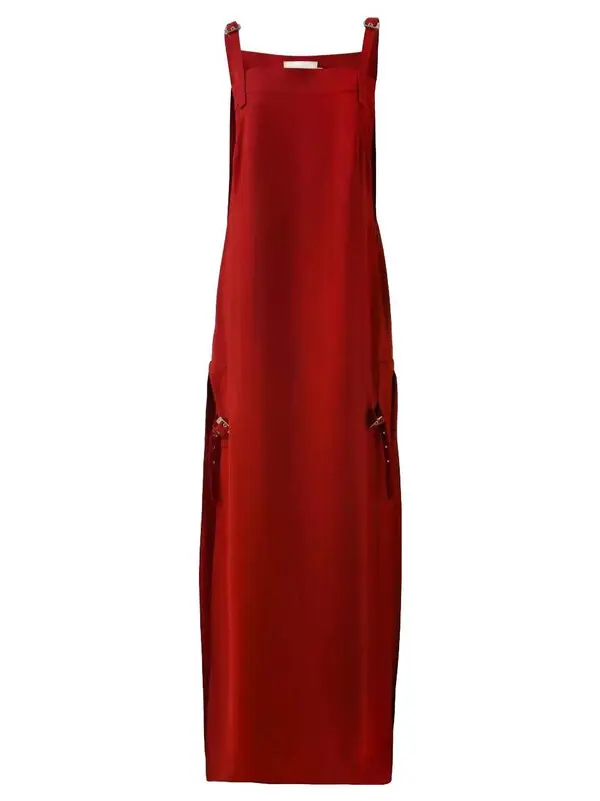 MISCI Lara Sleeveless Midi Dress - Red