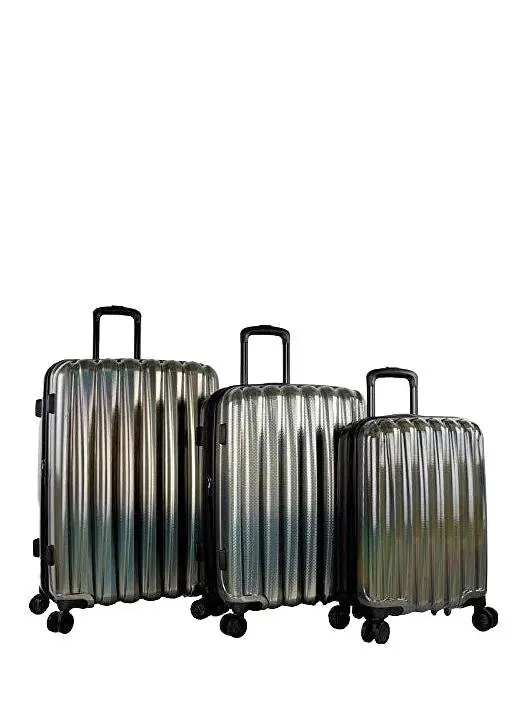 HEYS AMERICA Astro Iridescent 3-piece Spinner Luggage Set - Charcoal
