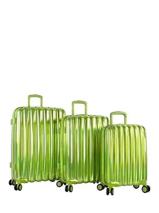 HEYS AMERICA Astro Iridescent 3-piece Spinner Luggage Set - Green