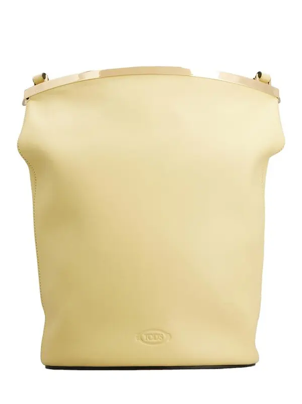 TOD'S Leather Shoulder Bag - Flan