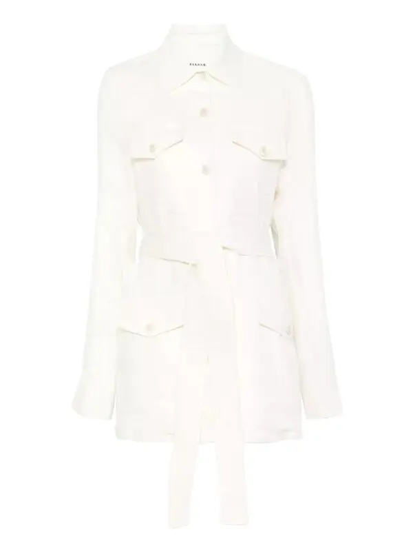 P.a.r.o.s.h Belted Jacket - Neutrals