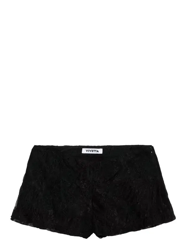 Vivetta Lace Shorts - Black