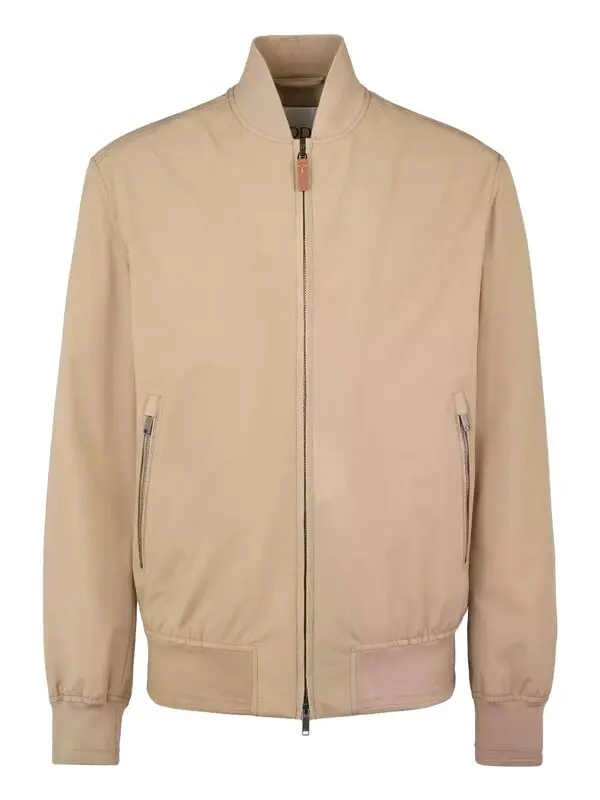 TOD'S Wool Bomber Jacket - Neutrals