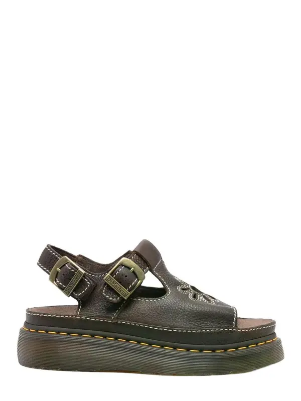 Dr. Martens Dunnet Flower Sandals - Brown