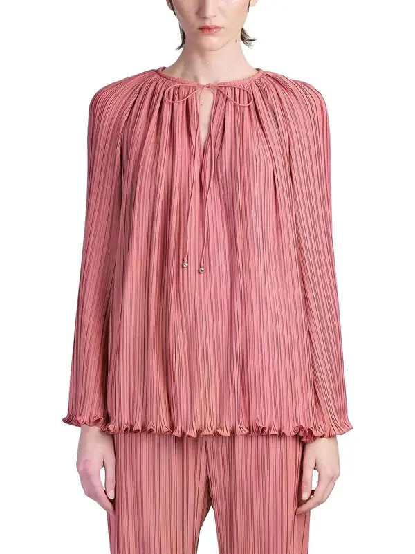 LANVIN Plissé Blouse - Pink