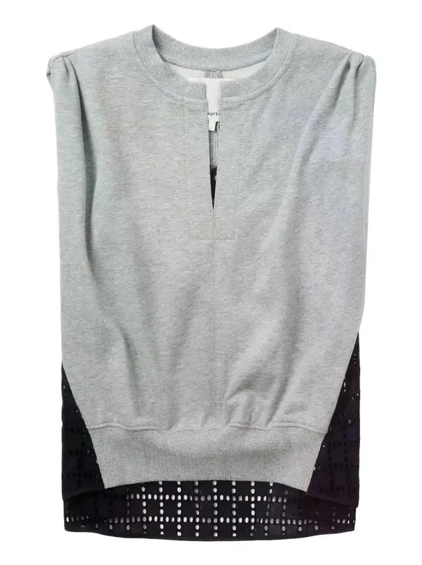 3.1 Phillip Lim Cotton Sleeveless Top - Grey