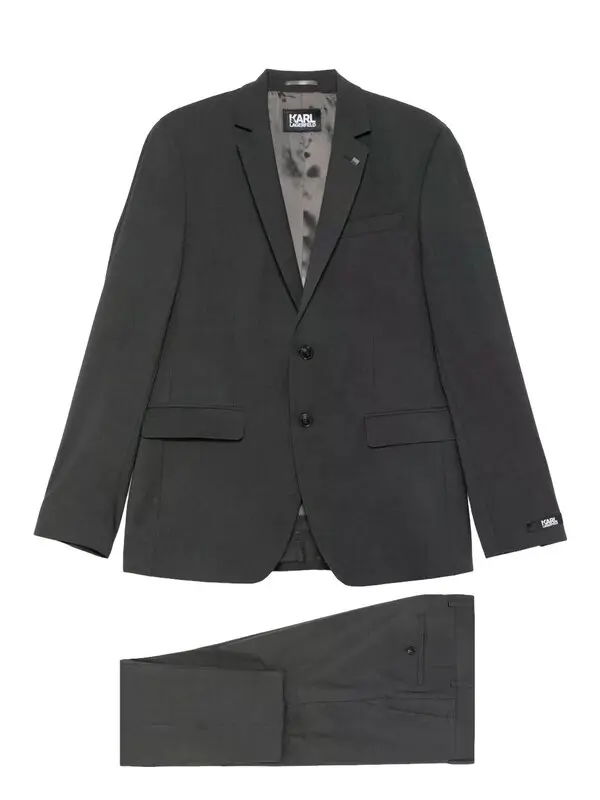 Karl Lagerfeld Single-breasted Suit - Grey