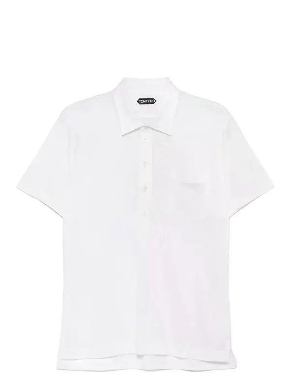 TOM FORD Short-sleeve Polo Shirt - White