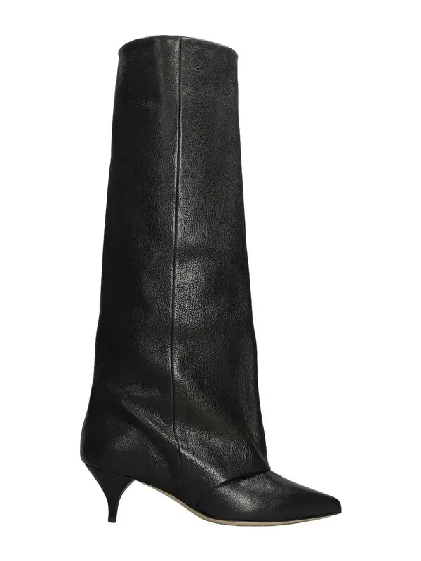 ALCHIMIA Di Ballin' 60mm Leather Boots - Black