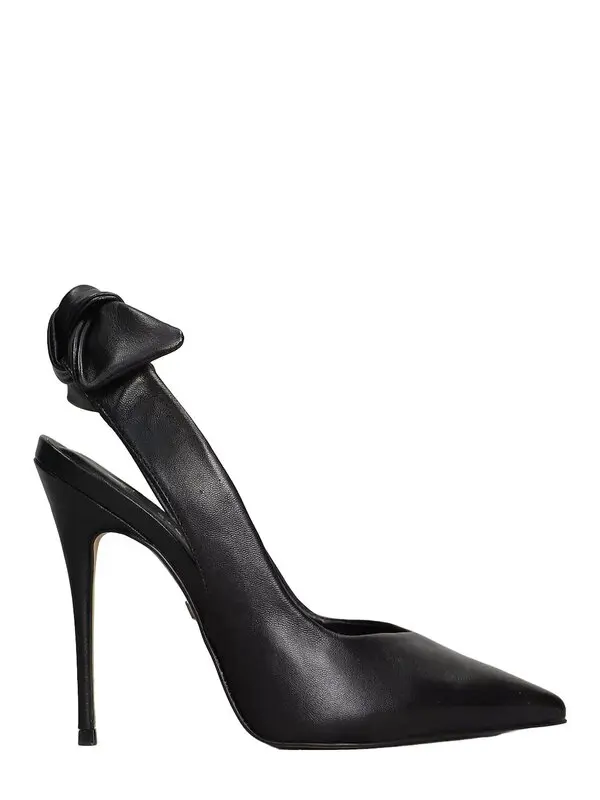 ANDREA CARRANO 110mm Leather Pumps - Black