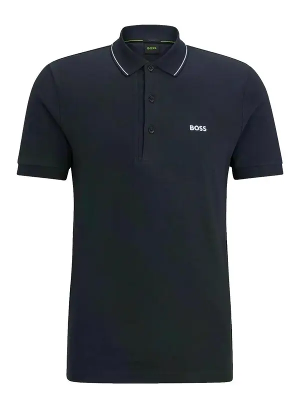 BOSS Piqué Polo Shirt - Blue
